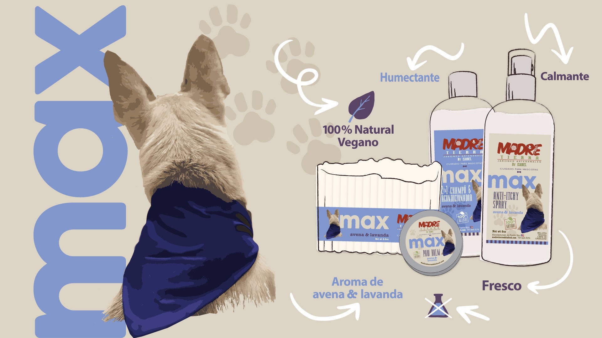 Línea Max para Mascotas – Madre Tierra Skin Food